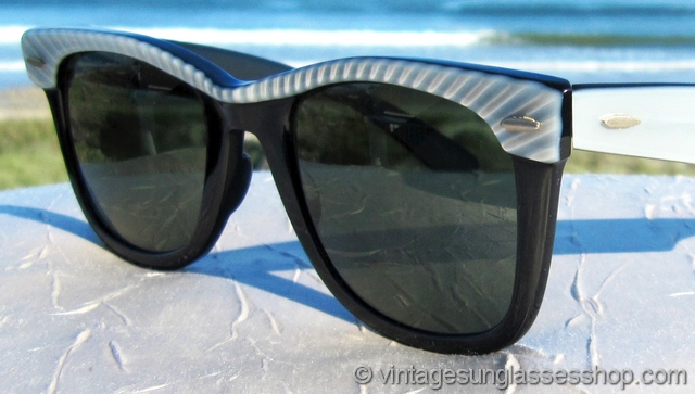 Ray-Ban Wayfarer White Moonstone Fade Sunglasses