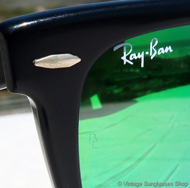 Ray-Ban Wayfarer Green Mirror Sunglasses