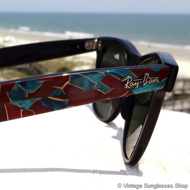 Ray-Ban W1088 Wayfarer Street Neat Turquoise Mosaic Sunglasses