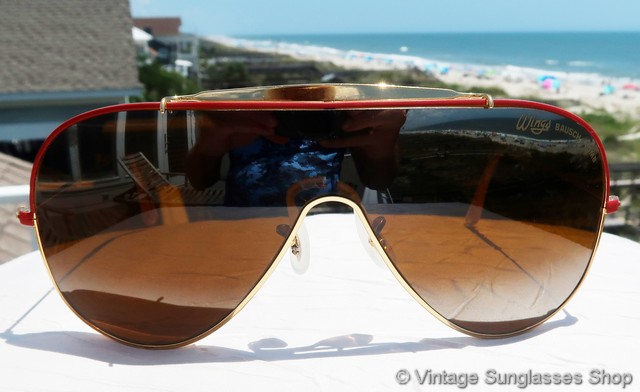 Ray-Ban Wings Flying Colors Red Double Gradient Mirror Sunglasses