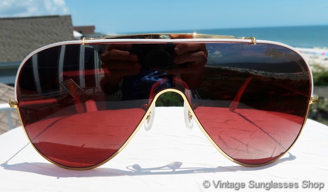 Ray-Ban Wings Flying Colors White Double Gradient Mirror Sunglasses