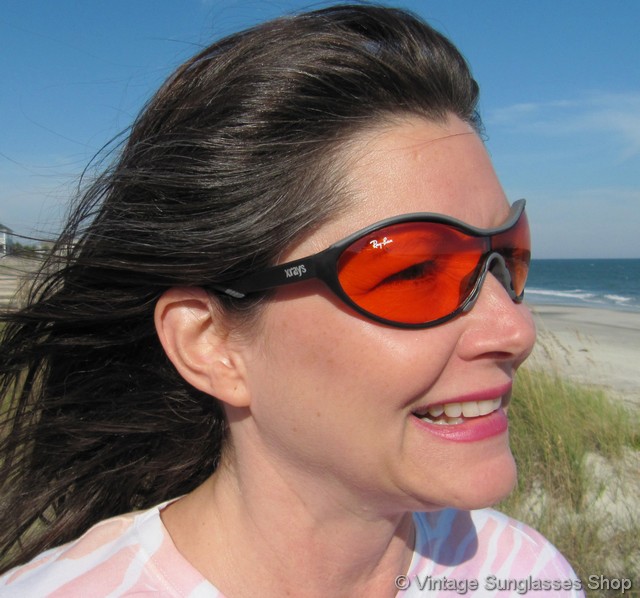 Ray-Ban W2207 Xrays X1 Amber Polysphere Sunglasses