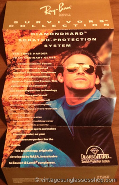Vintage Ray-Ban Diamond Hard Sunglasses