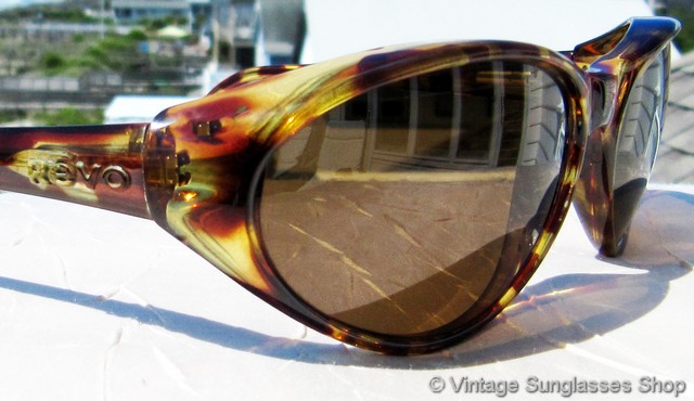 Revo 1004 008 Extreme Wrap Yellow Tortoise Sunglasses