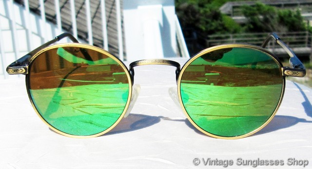 Revo 1105 010 Medallion Green Mirror Sunglasses