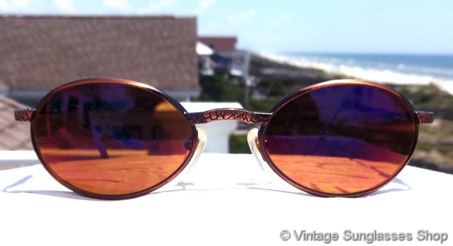 Revo 1111 034 Copper Python Sunglasses