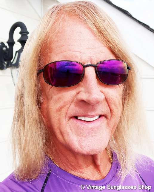 Revo 1125 001 Purple Mirror Giant Python Sunglasses