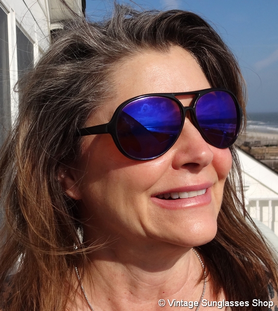 Revo Grand Venture Aviator 1st Gen Blue Mirror Sunglasses