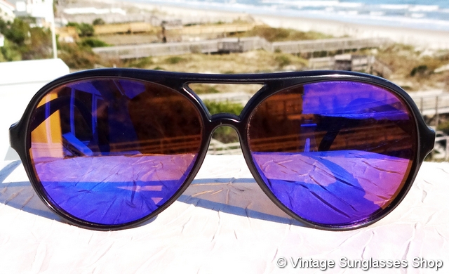 Revo Grand Venture Aviator 1st Gen Blue Mirror Sunglasses