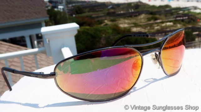 Revo 3022 080 Spider Flex Red Mirror Sunglasses