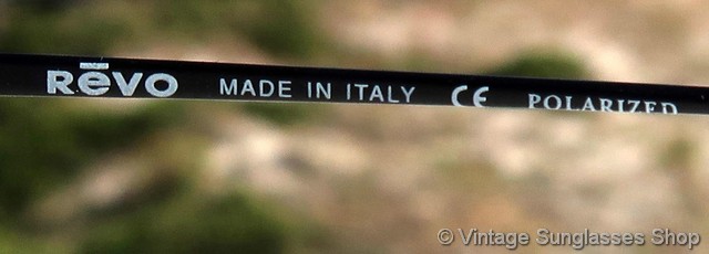 Revo 3038 001 9Y Blue Mirror Rimless Sunglasses