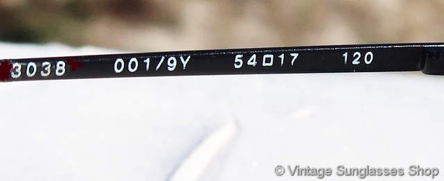 Revo 3038 001 9Y Blue Mirror Rimless Sunglasses