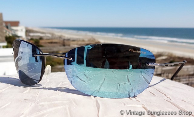 Revo 3038 080 9X Blue Mirror Sunglasses