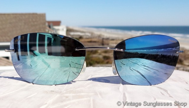 Revo 3038 080 9X Blue Mirror Sunglasses