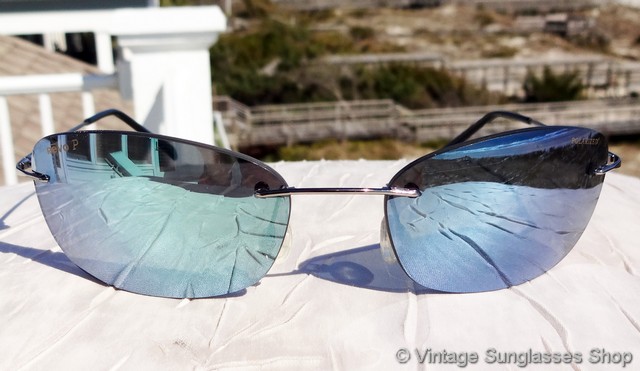 Revo 3038 080 9X Blue Mirror Sunglasses