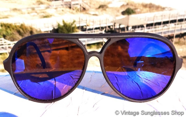 Revo 700 001 Grand Venture Aviator Blue Mirror Sunglasses