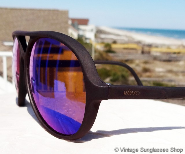 Revo 700 001 Grand Venture Aviator Blue Mirror Sunglasses