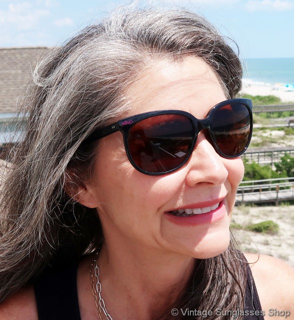 Revo 850 Black Purple Logo Sunglasses