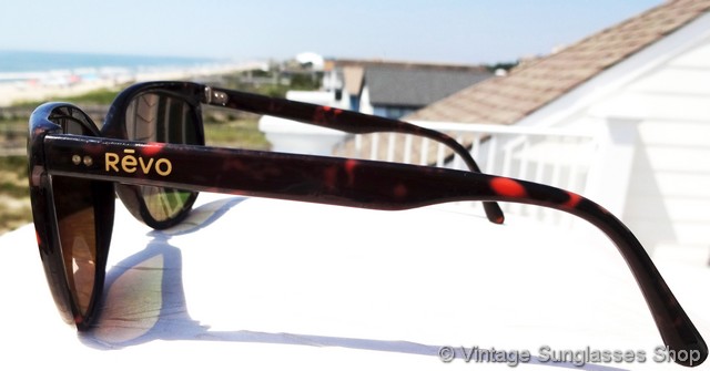 Revo 850 Red Tortoise Orange Mirror Sunglasses