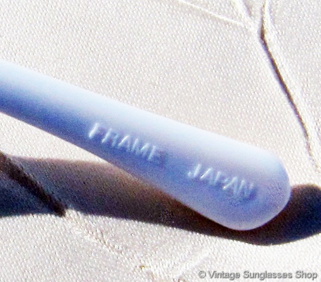 Revo 850 White Orange Mirror Sunglasses