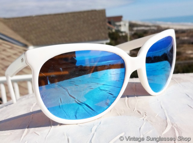 Revo 850 Grand Classic White Stealth Mirror Sunglasses