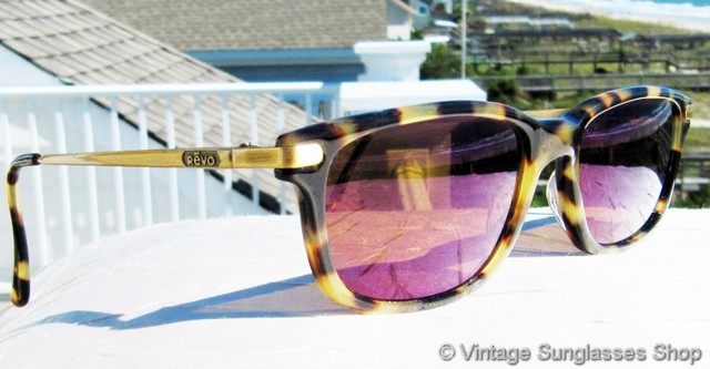 Revo 930 014 Yellow Tortoise Shell Sunglasses