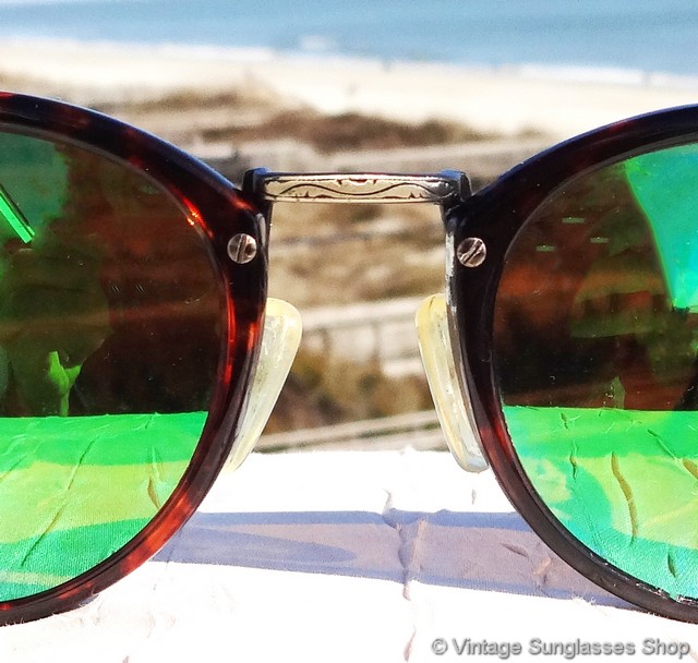 Revo 953 008 Circle Executive Green Mirror Sunglasses