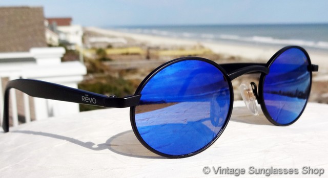 Revo 962 050 Oval Blue Mirror H20 Sunglasses