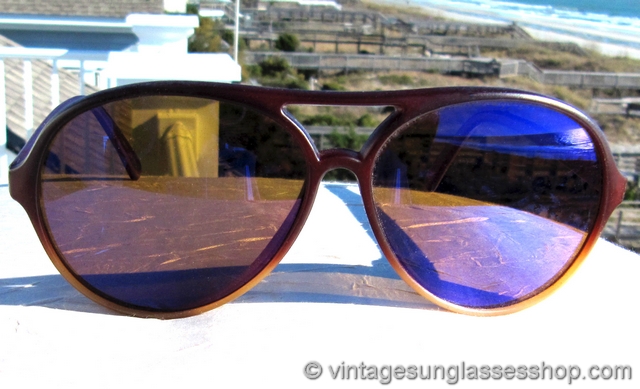 Revo Grand Venture Aviator Blue Mirror Sunglasses