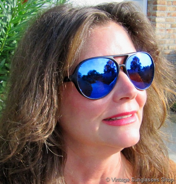 Revo Grand Venture Aviator Blue Mirror Shooter Sunglasses