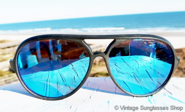 Revo Grand Venture Aviator Stealth Mirror Shooter Sunglasses