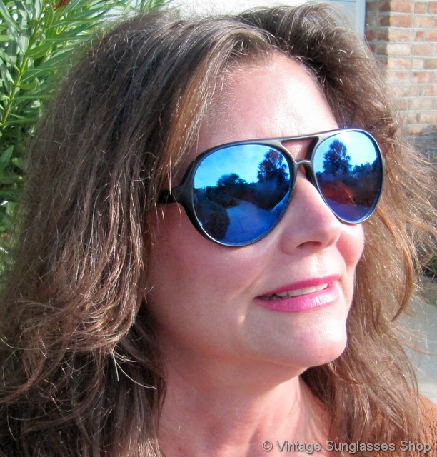 Revo Grand Venture Aviator Stealth Mirror Shooter Sunglasses